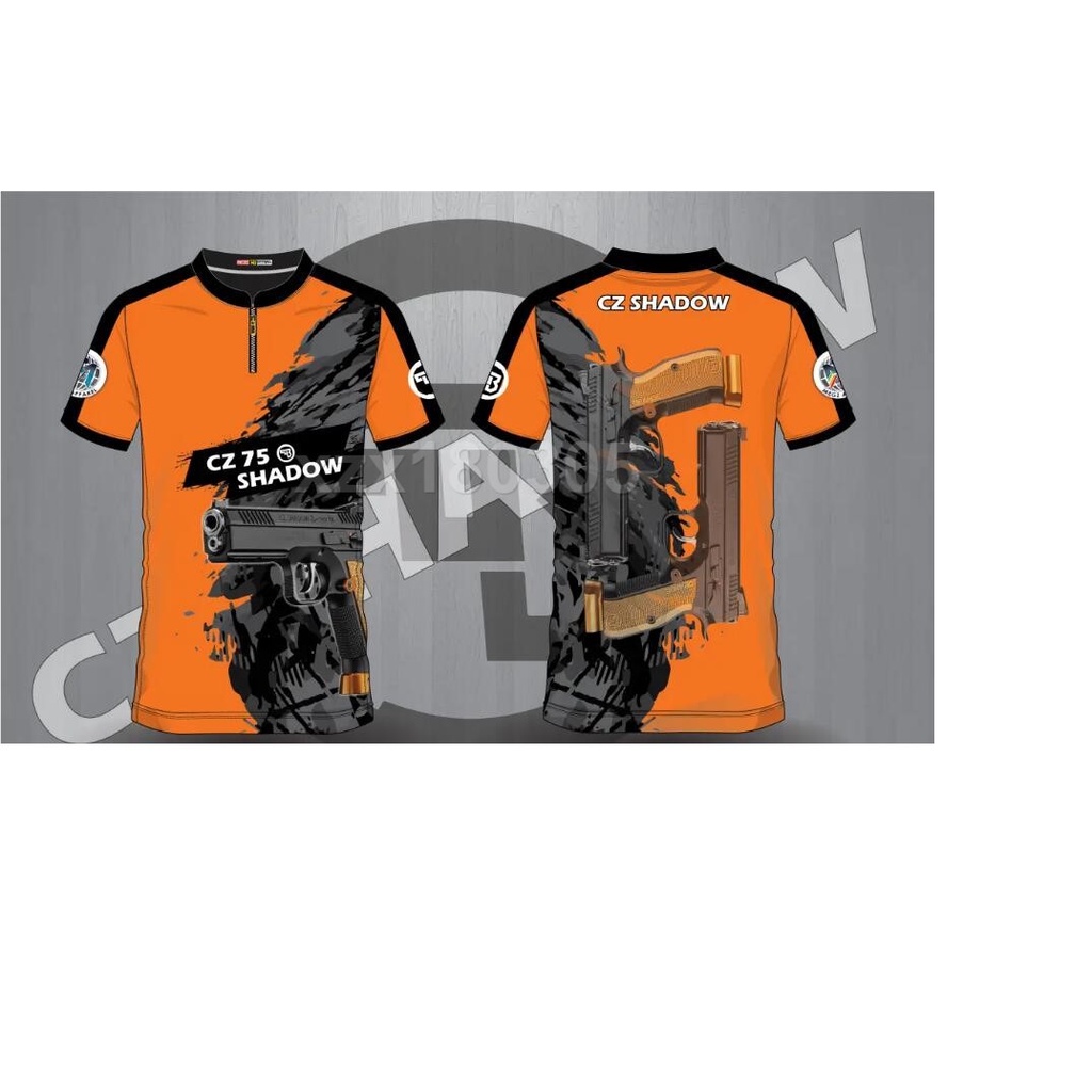 Tactical CZ shadow arm swat polo shirt 3D shooter Tactical Free custom ...