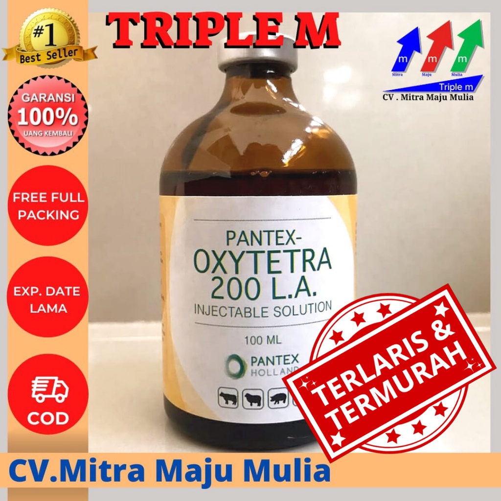 Pantex oxytetra 200 LA TRIPLE M - Animal Digestive & Breathing ...