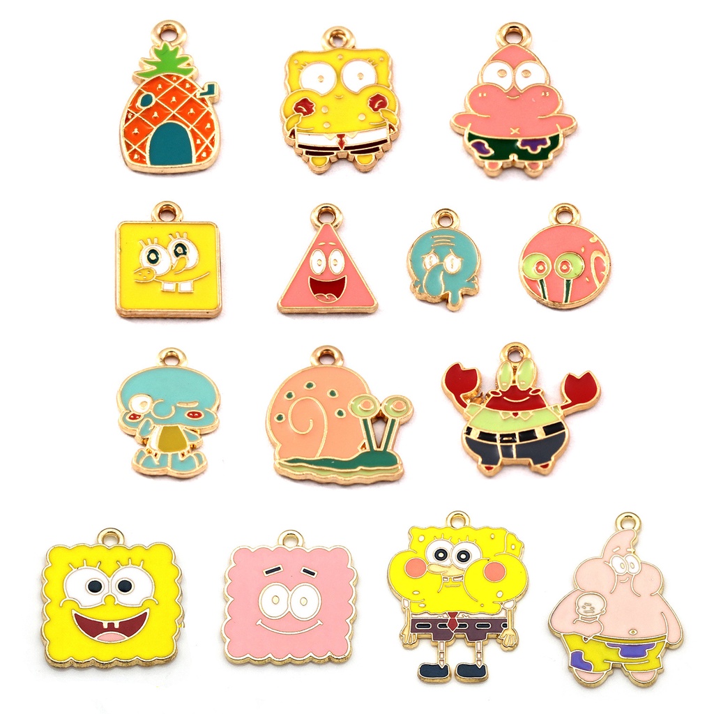 Cute Cartoon SpongeBob SquarePants Pie Daxing Octopus Dripping Oil ...