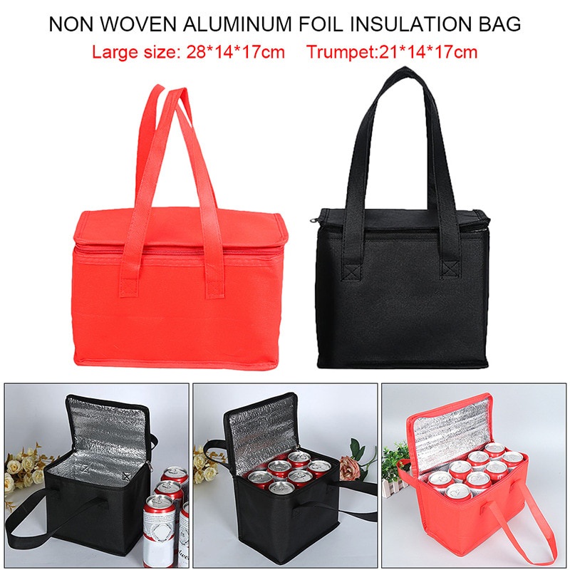 Outdoor Beverage Insulation Bag Portable Thermal Insulated Cooler Bags ...