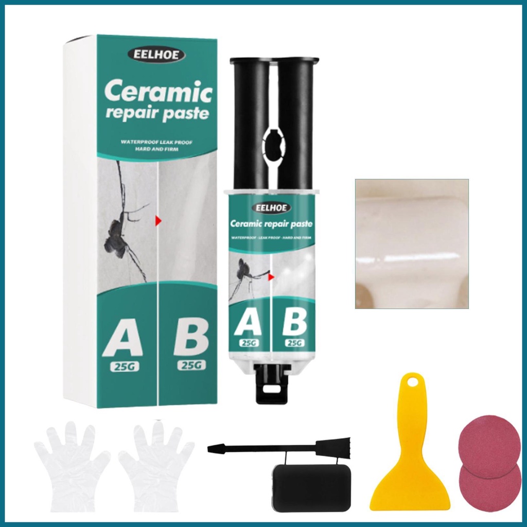 Tile Repair Kit Ceramic Repair Kit A&B Paste Adhesive Filler Tile ...