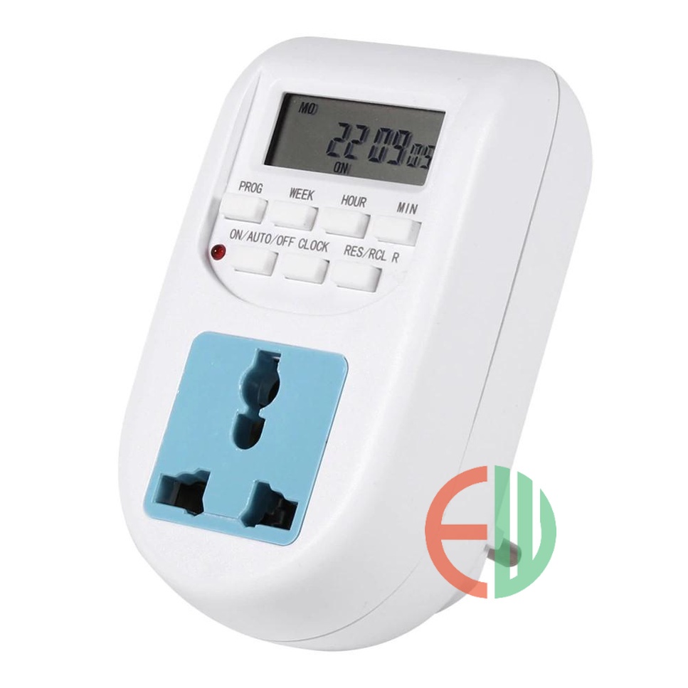 Digital Timer AL-06 Electronic Digital Mains EU Plug In Timer Switch ...