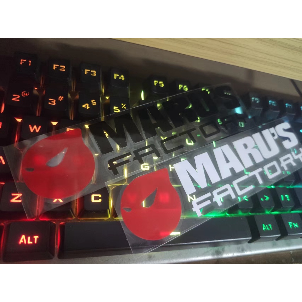 Sticker MARU'S FACTORY STICKER CUTTING STICKER for motorcycle ...