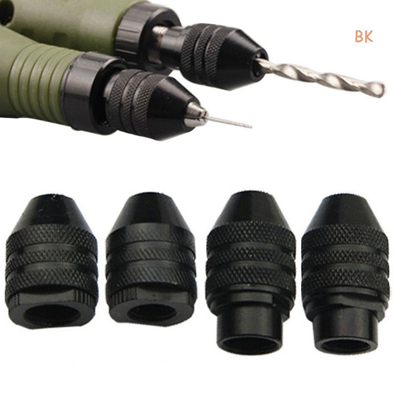 BK 4 types Multi Chuck Keyless For Dremel Rotary Tools 0.3-3.2mm ...
