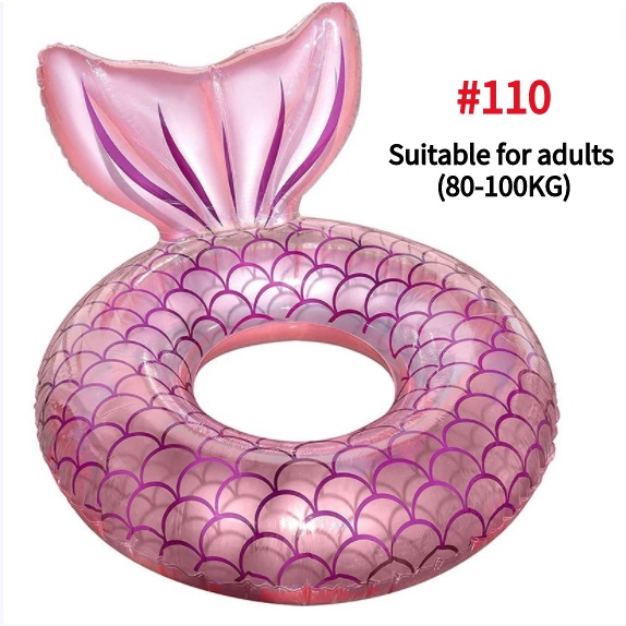 Mermaid Tail Pool Float Cute Mermaid Inflatable Pool Float Swimming ...