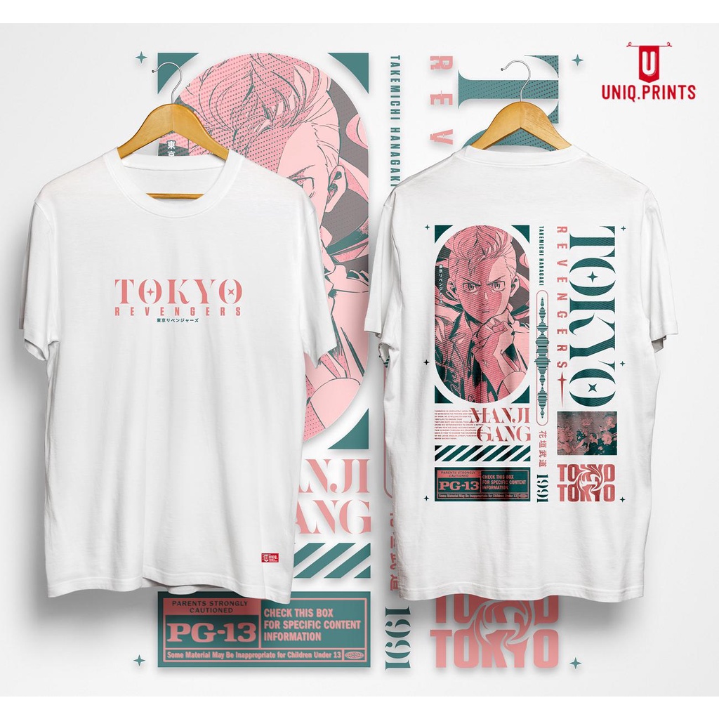 UNIQ.PRINTS TOKYO REVENGER GRAPHIC COTTON TSHIRT FOR MEN AND WOMEN ...