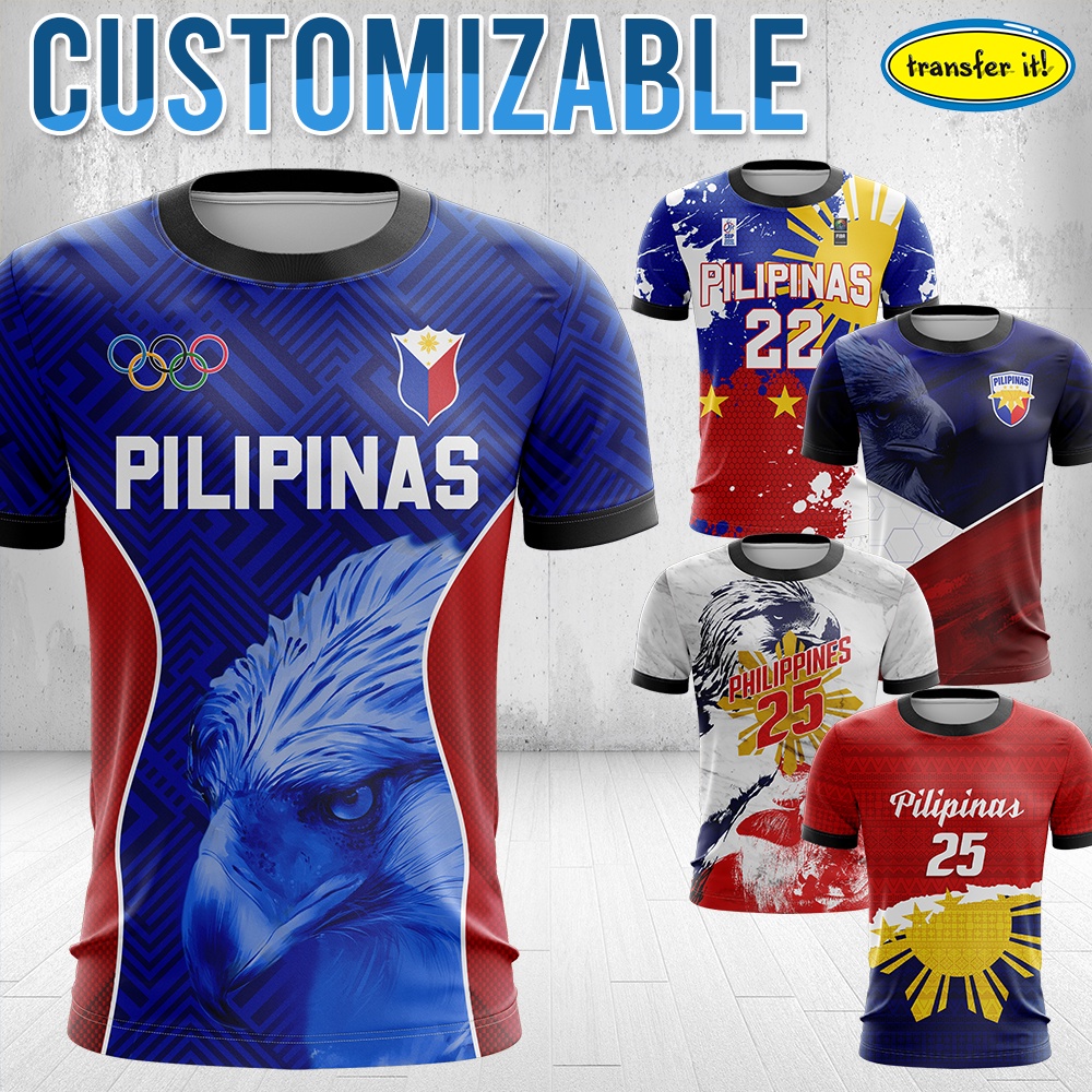 Transfer it full Sublimation PILIPINAS Personalized Quickdry T-Shirt ...
