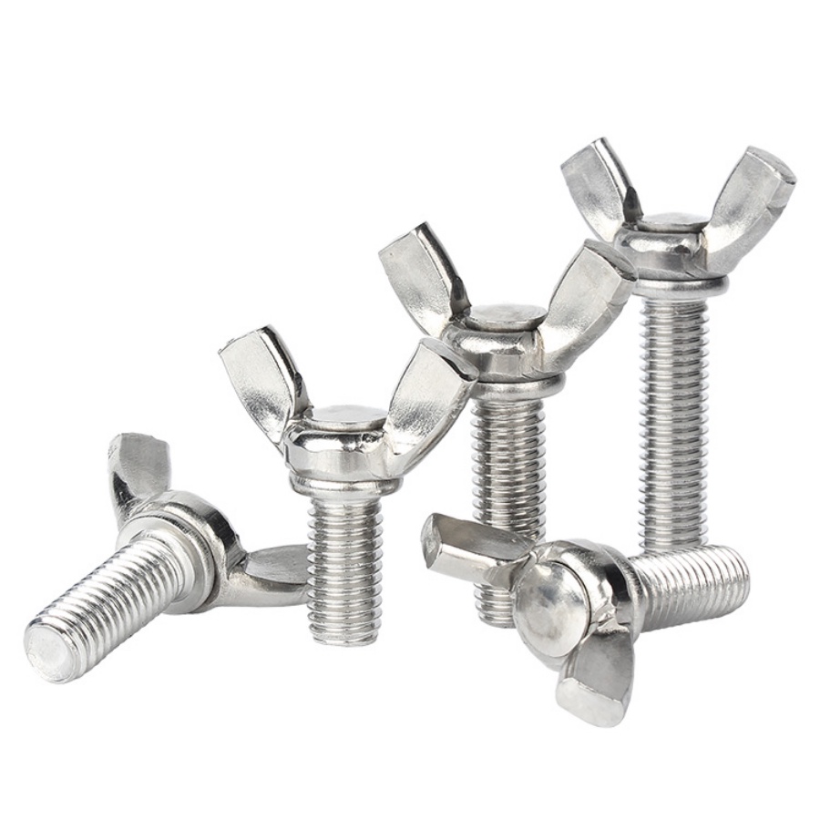 [Ready Stock] 304 Stainless Steel Butterfly Screw Ingot Hand Screw ...