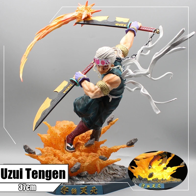 Demon Slayer Vibration Stars Uzui Tengen Collection Anime Action Figure ...