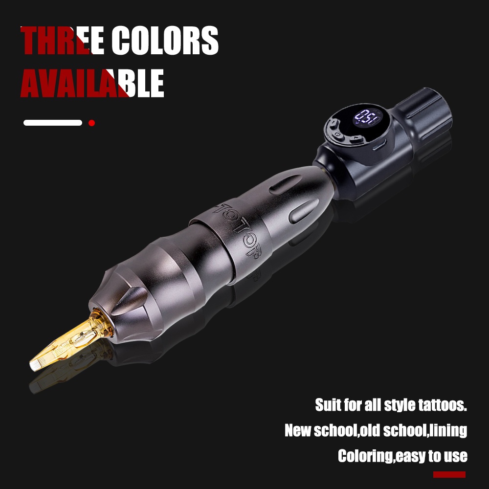 Mini Rocket Tattoo Machine Set 1500 mAh Wireless Tattoo Power Supply ...