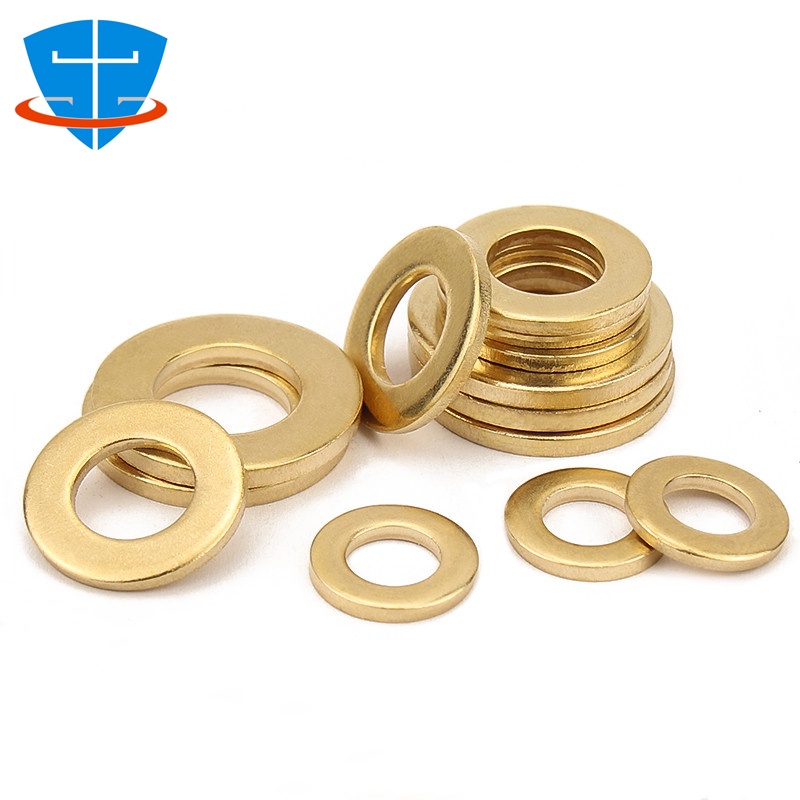 GB97 Brass Flat Washer M2 M2.5 M3 M4 M5 M6 M8 M10 M12 M14 M16 M18 M20 M22 Solid Brass Gasket ...