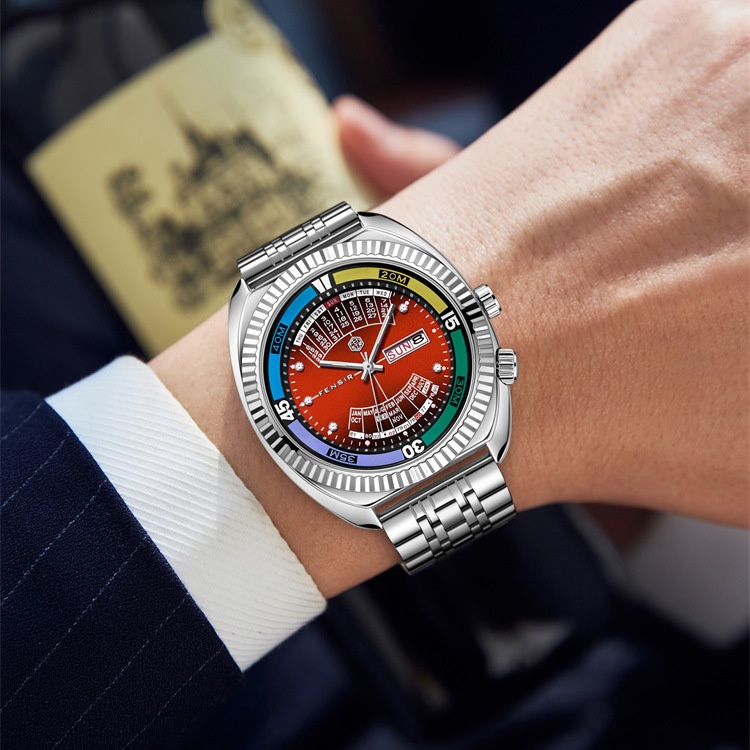 FENSIR Technology Sense Watch Men's Fashion Double Calendar Men's Watch ...