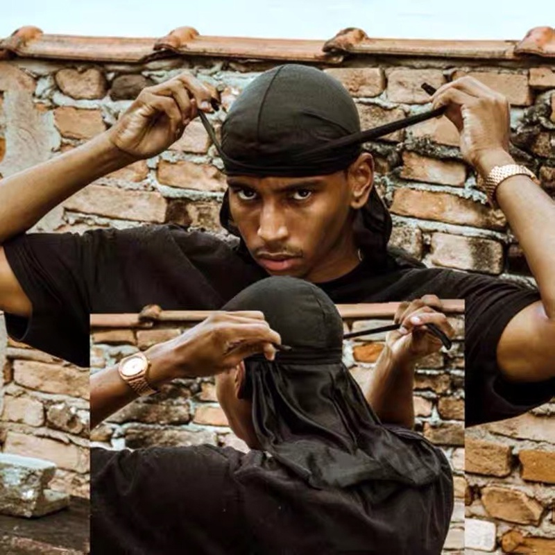 Durag Headscarf hiphop Hip-Hop Blacks West Coast Gang Rap Basketball ...