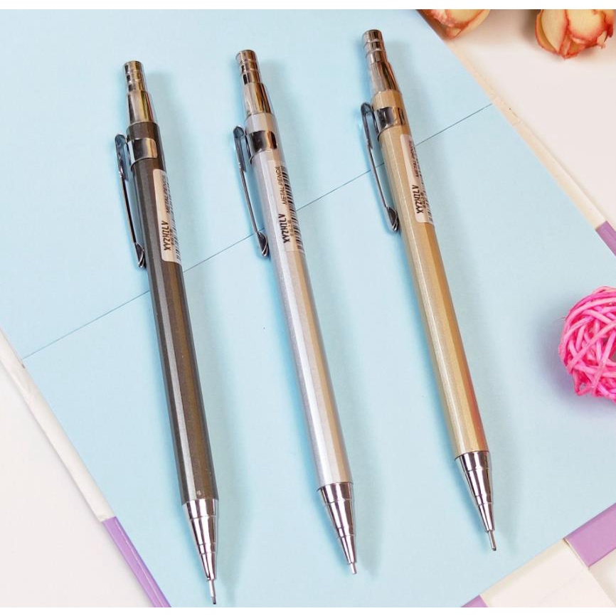 0.5mm / 0.7mm Mechanical Pencil Set Full Metal Art Drawing Painting ...