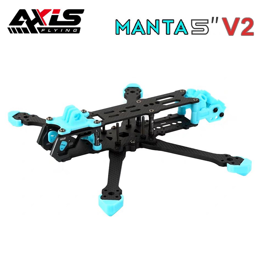 Axisflying MANTA V2 5 inch Carbon Fiber True X Frame Kits 238mm ...