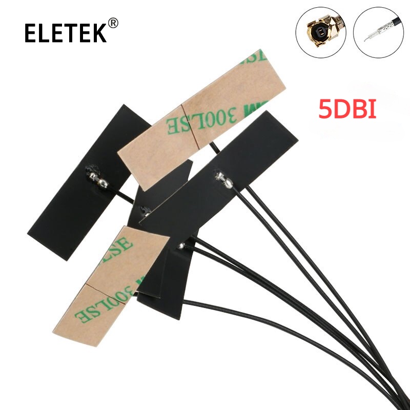 5Pcs WIFI Internal Antenna 5dBi IPX IPEX Connector FPC Omni Antenna ...