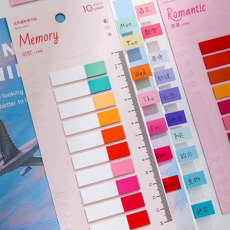 1pc Candy Colored Loose-leaf Index Memo Pad for Scrapbooking DIY ...