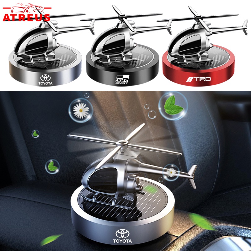 Toyota Car Perfume Solar Rotating Helicopter Styling Air Freshener For ...