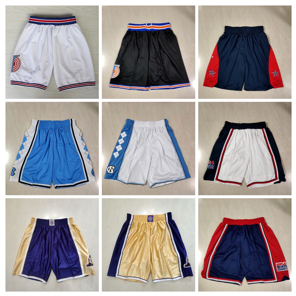 Men's USA Dream Team Shorts Basketball Embroidered Edition | Shopee ...
