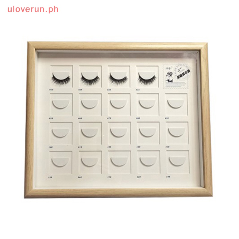 uloverun 10Pcs Acrylic Eyelash Display Stand Grafg Panel Lashes ...