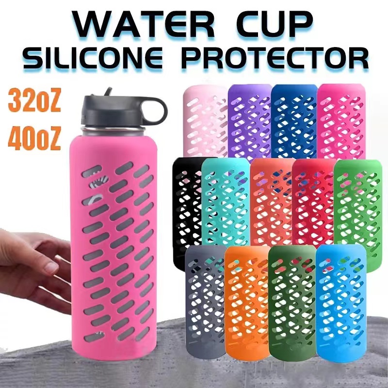 32 oz 40 oz Hydroflask Tumbler Protector Non Slip Protective Silicone ...