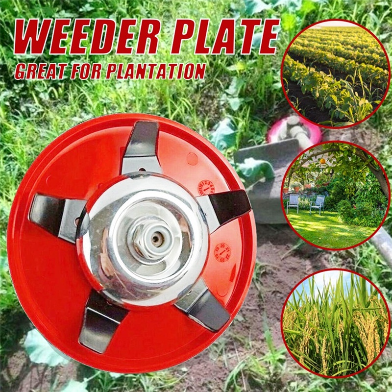 Dual-use Grass Trimmer Head Weeder Plate Blades Lawn Mover Cutter Paddy ...