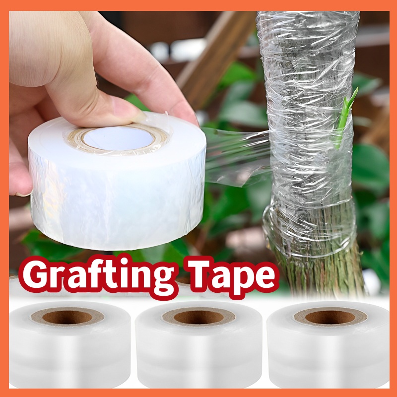 PE Grafting Tape Film Self-adhesive for Fruit Tree Nursery Plants Seedlings Vine Floristry ...