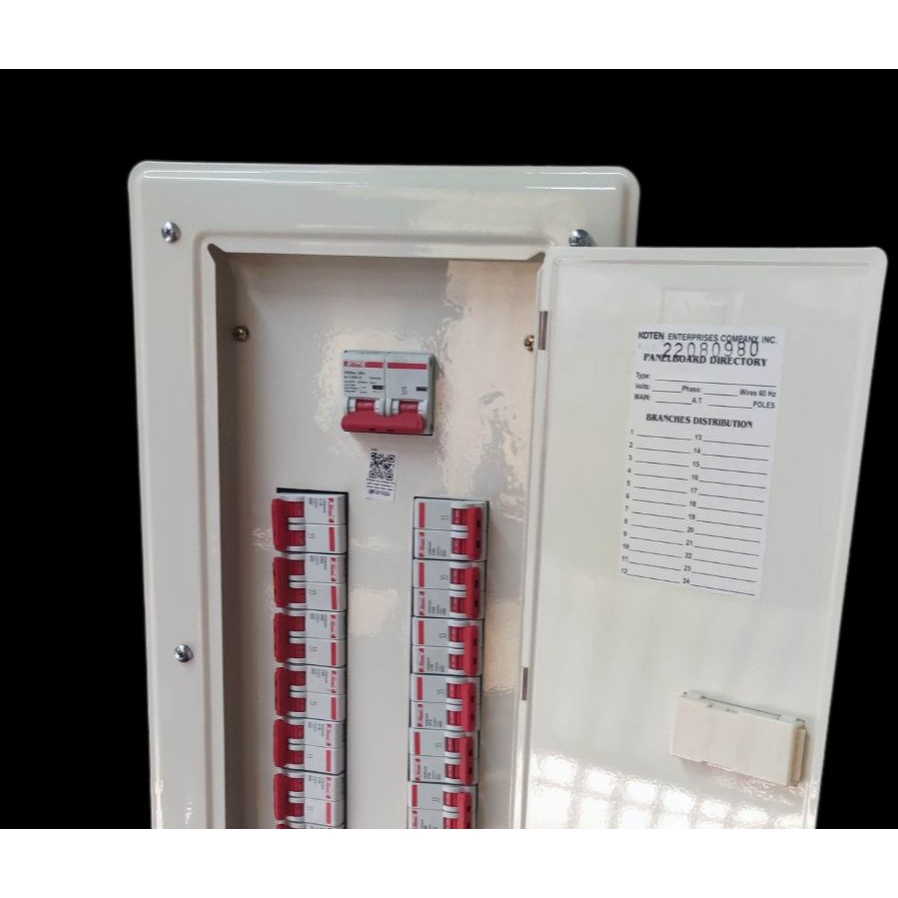 KOTEN Panel Board 12 Branches HIMEL 80A Main 2Pole with 12 Branches ... KOTEN Panel Board 12 Branches HIMEL 80A Main 2Pole with 12 Branches ...