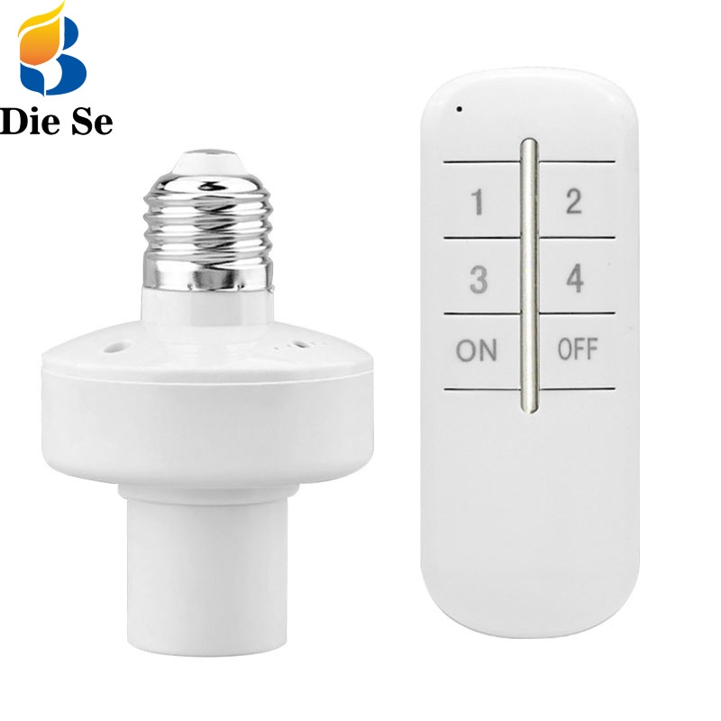 E27 Universal Remote Control Light Switch AC 110V 220V Wireless Lamp ...