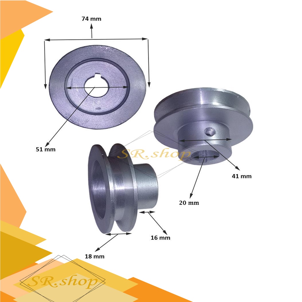 MESIN A1X3inch pulley, 20mm GX160, GX200 air compressor engine drive ...