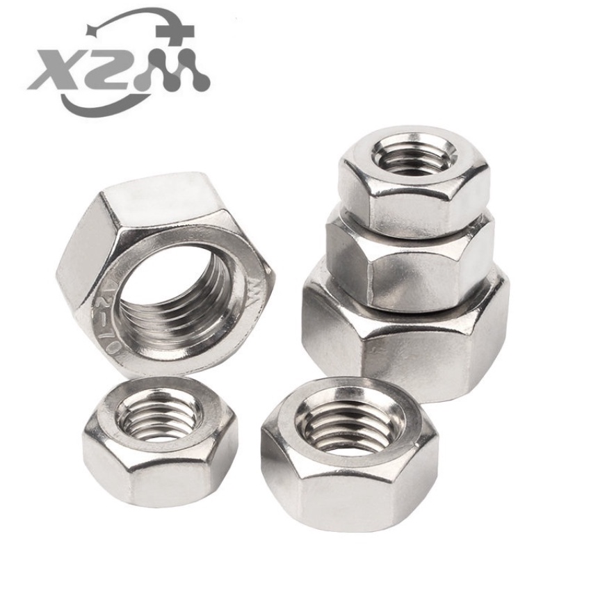 Xzm] A2-70 304 Stainless Steel Hex Nut Nut M1.6/M2/M2.5/M3/M4/M5/M6/M8/M10/M12~M20 | Shopee ...