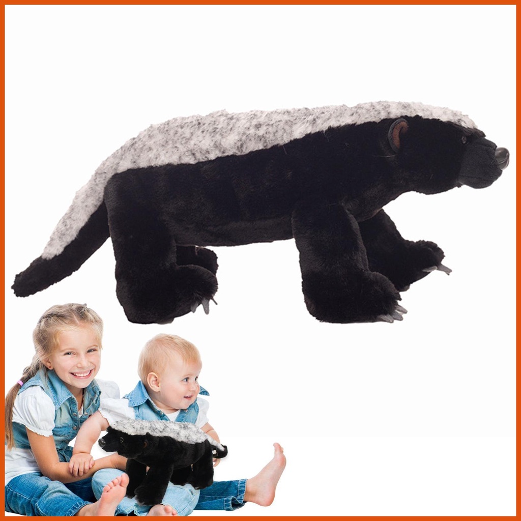 Honey Badger Stuffed Animal Kawaii Realistic Honey Badger Plush Toy ...