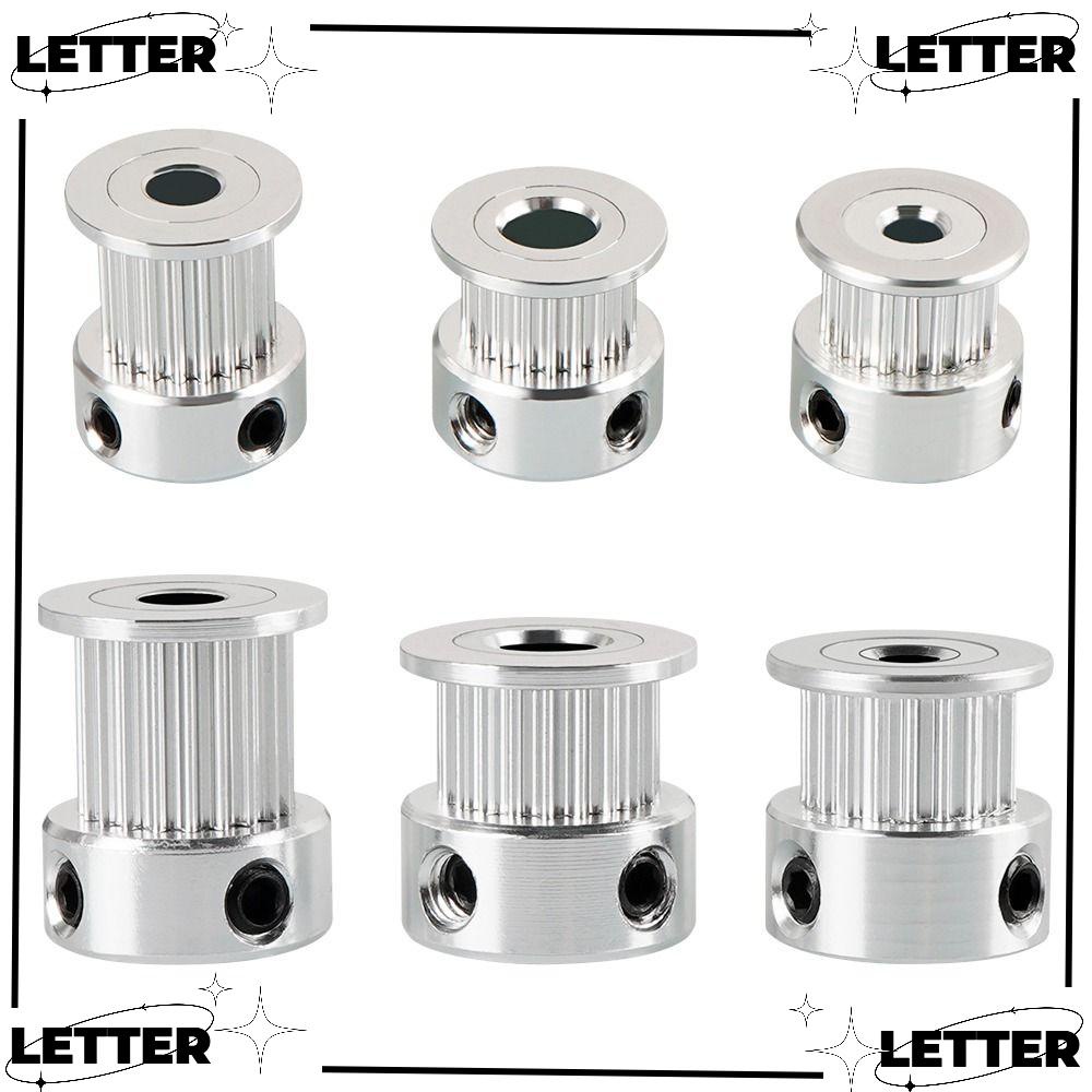 LET GT2 Pulley, 3D Printer Parts 2GT Pulley, Gear Belt Width 6mm Bore 5 ...