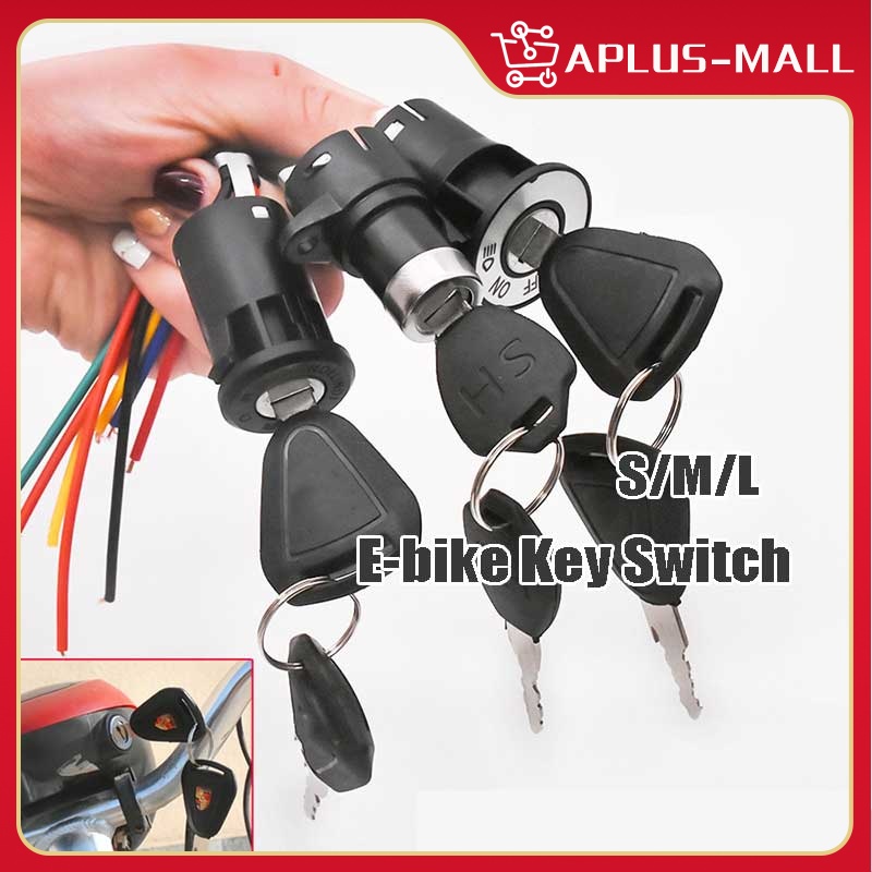 Universal Ignition Power Lock Key Switch For Ebike / Electric Bicycle ...