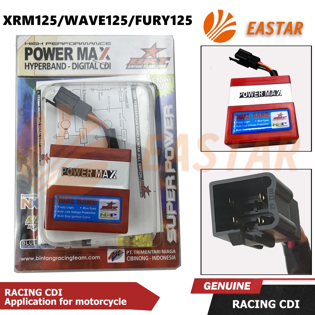 Racing CDI WAVE 125/XRM 125 4 PINS POWERMAX Motorcycle | Shopee Philippines
