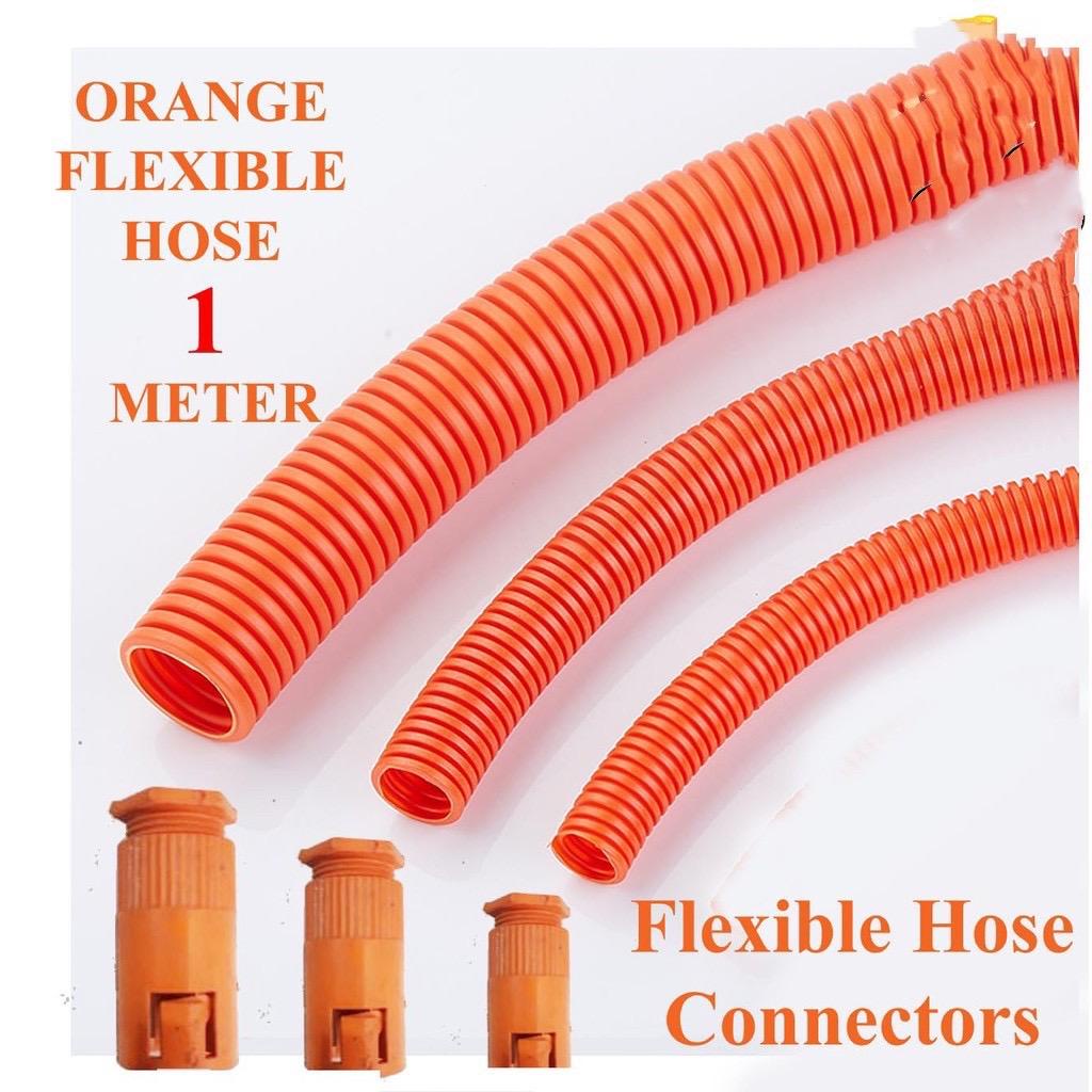 Orange Flexible Hose 1/2 or 3/4 or 1 inch Electrical Conduit in Meters ...