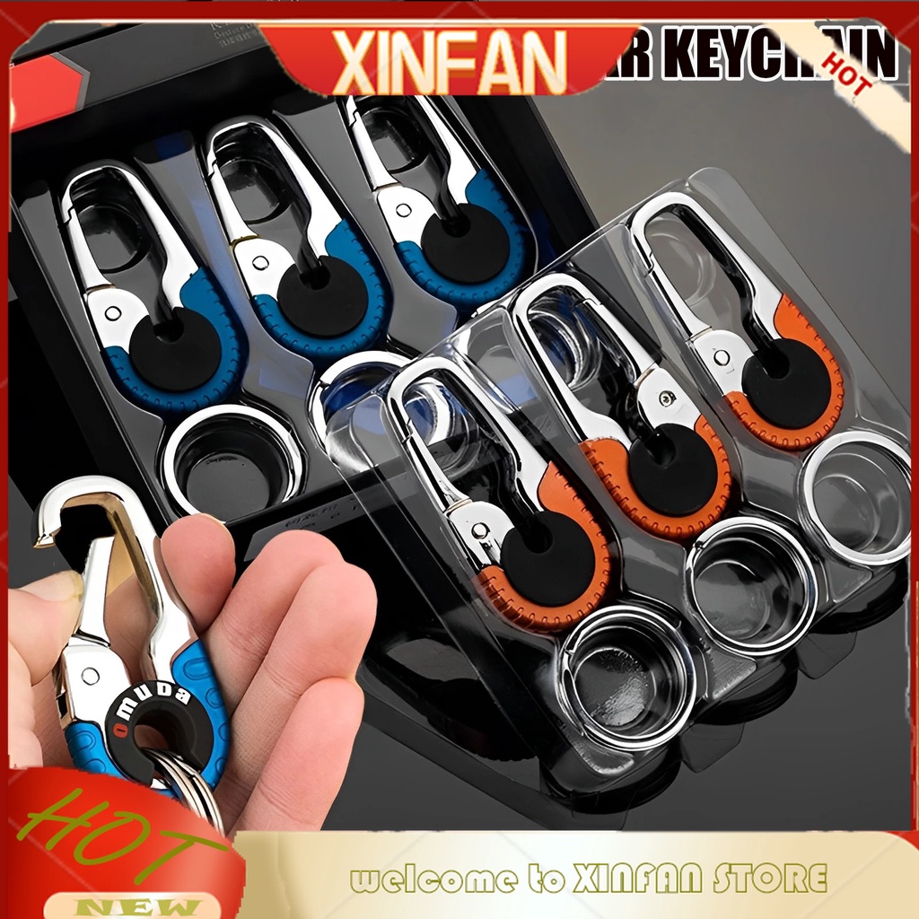 XINFAN Car Keychain Creative Key Holder Keyring Men Fashion Key Chain ...