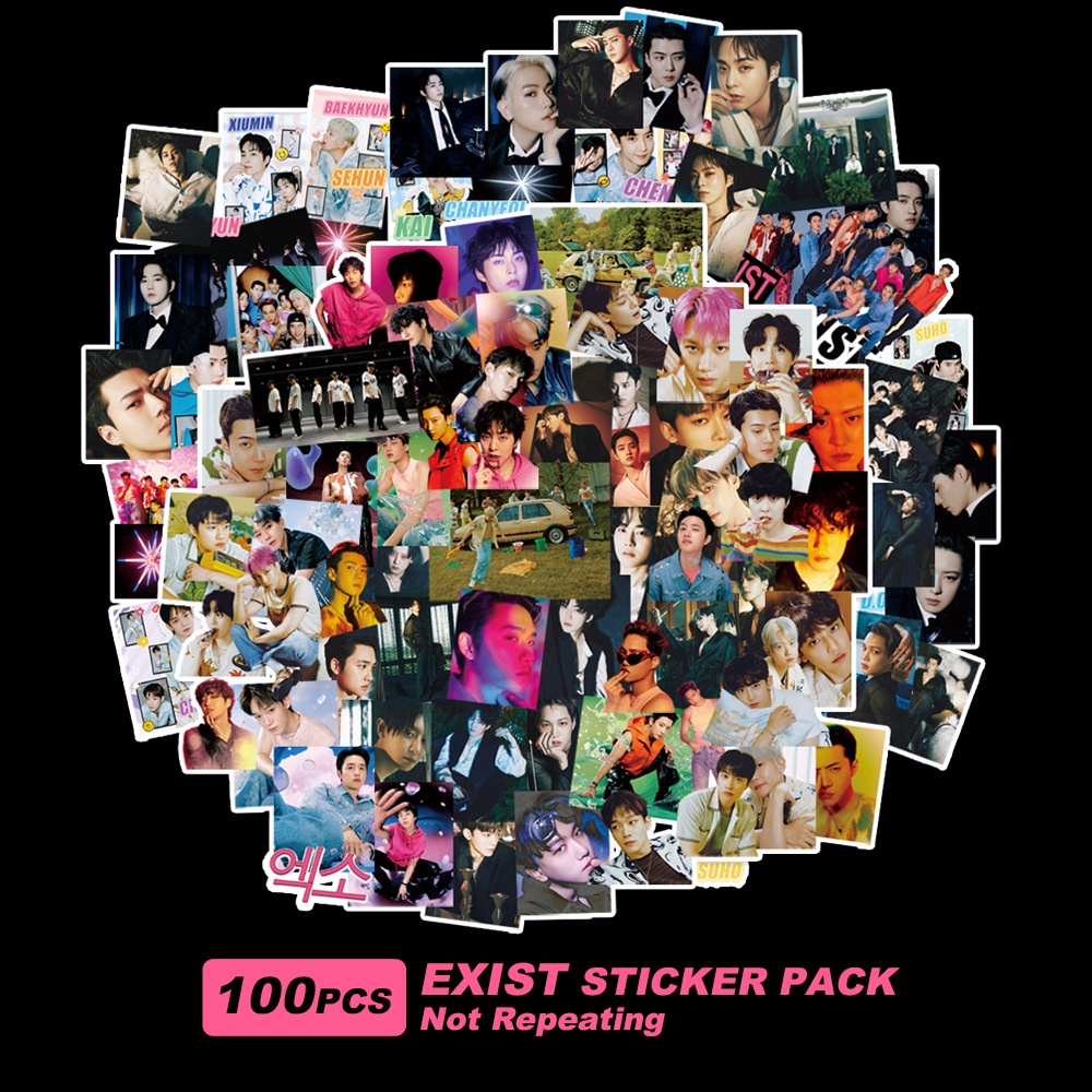 EXO Album EXIST Stickers Phone Laptop Luggage Sticker | Shopee Philippines