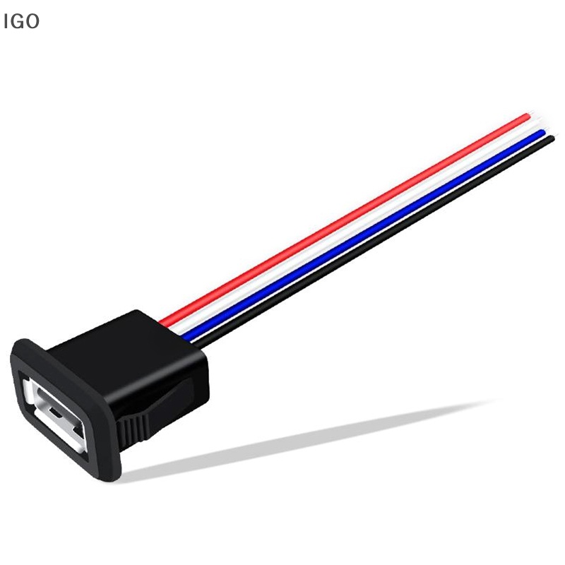 IGO USB Type C Waterproof Connector Type-C With Card Buckle Female 3A ...