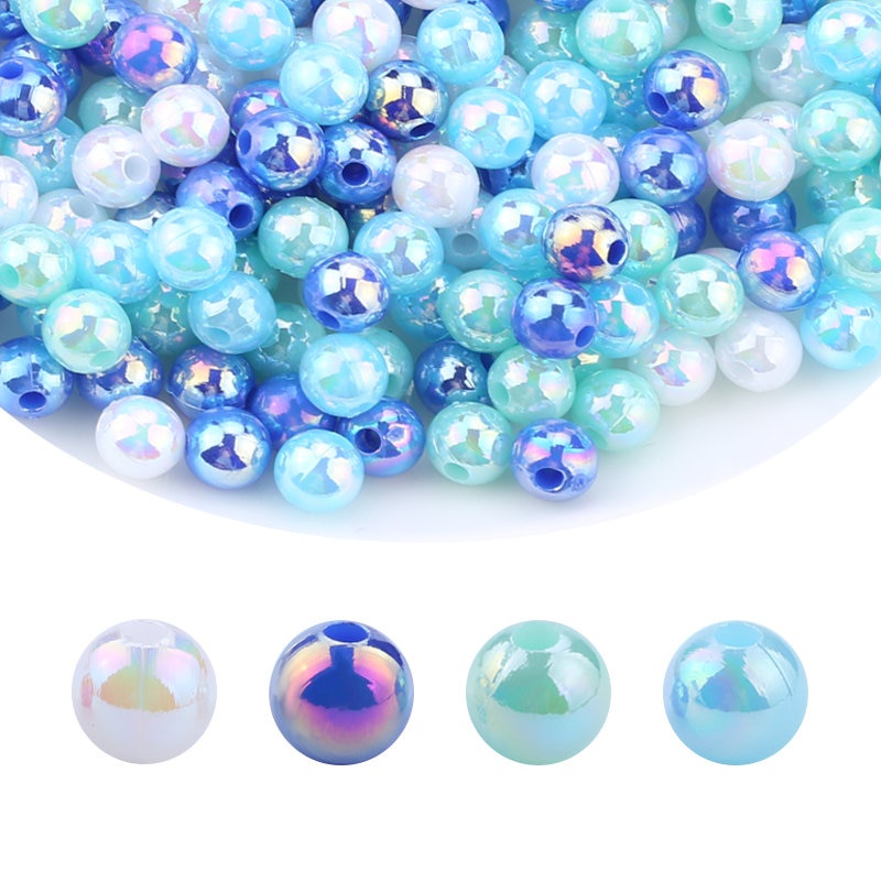 6mm 8mm 10mm Round Acrylic pearls Resin beads ABS Imitation Pearls ...