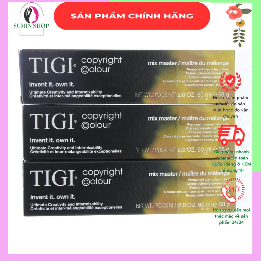 Tigi Copyright Color premium hair dye 60ml (New 2023) | Shopee Philippines