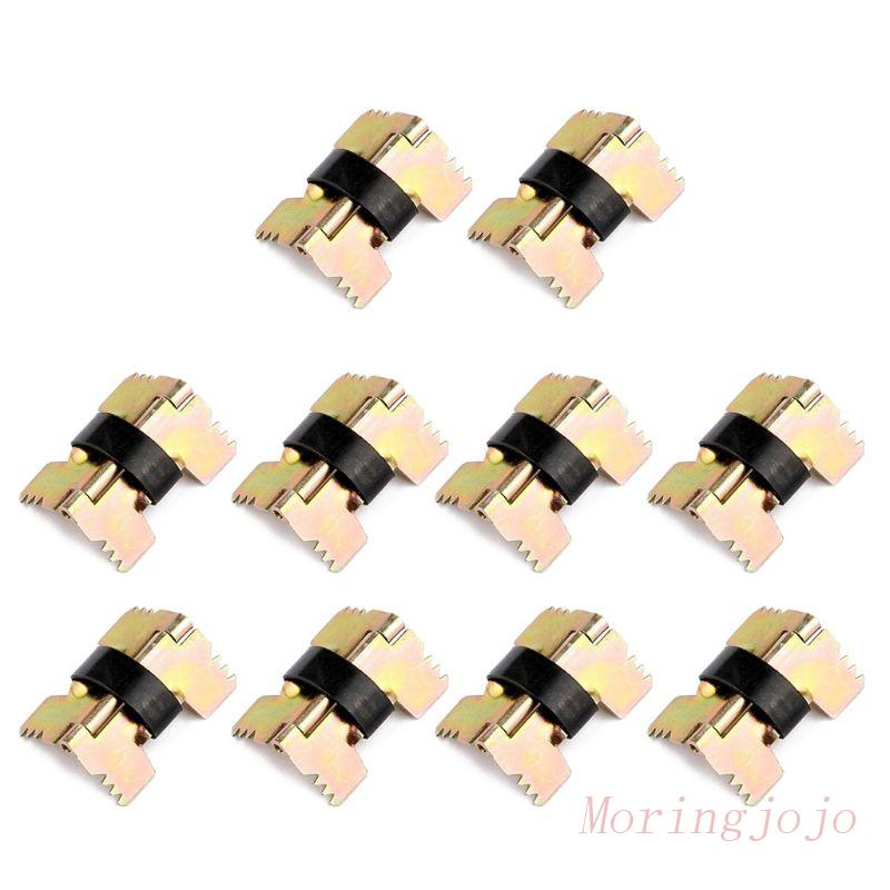 JoJo 10 Pcs Self-locking Folding Hinge Mini Spring Loaded Hinges Small ...