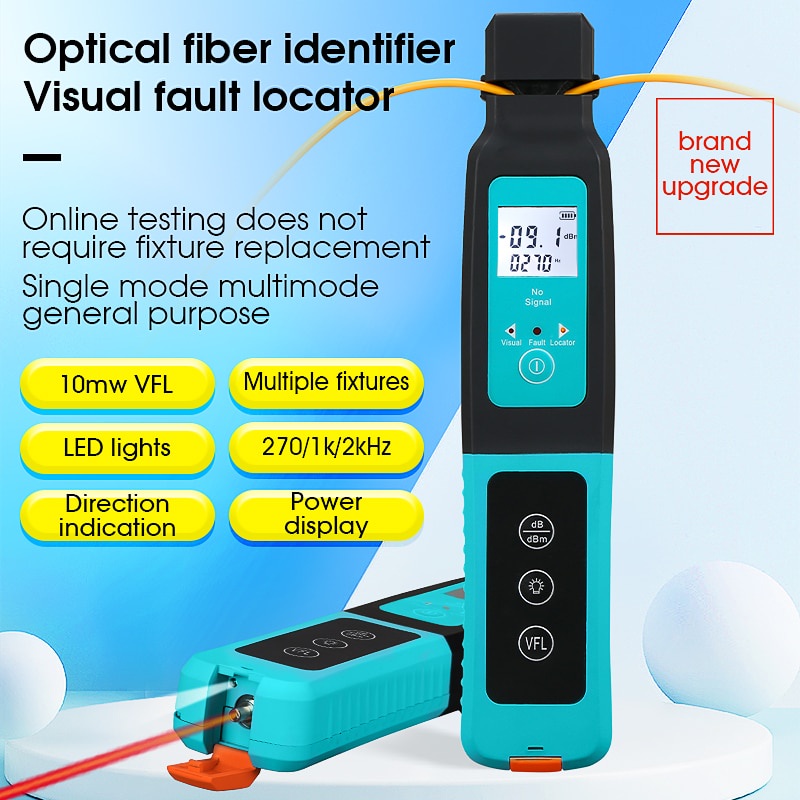COMPTYCO AUA-40 Fiber Optic Identifier Live Fiber Optical Identifier with Built in 10mw Visual ...