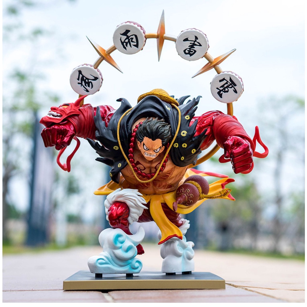 One Piece Figure 32cm large 4th gear Luffy action figure Sky Lion Luffy ...