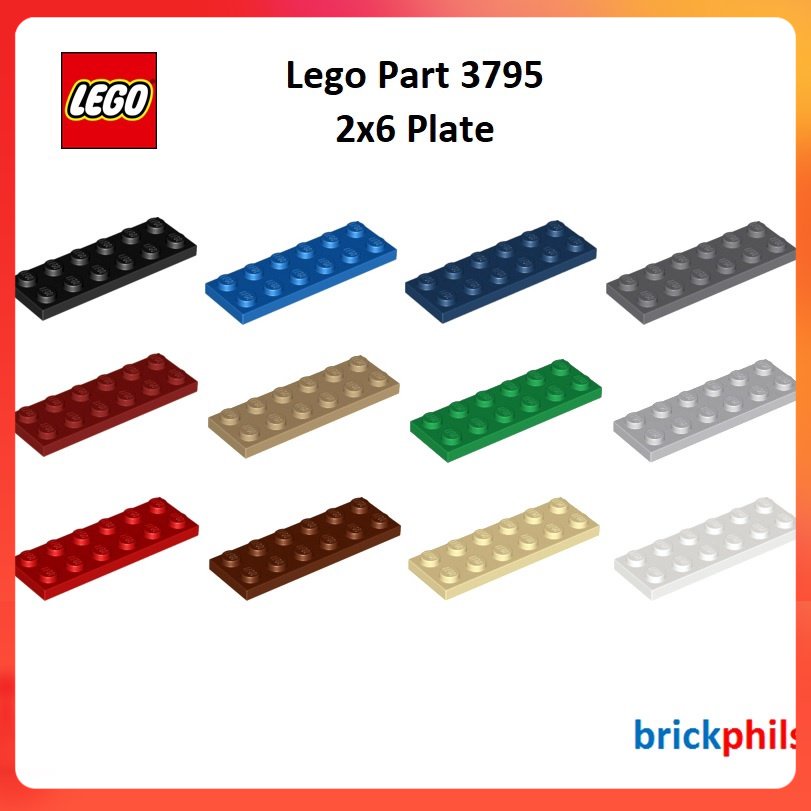 Lego Part 3795 - 2x6 Plate | Shopee Philippines