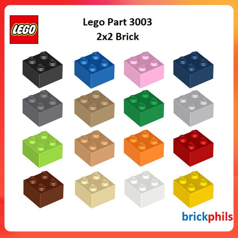 Lego Part 3003 2x2 Brick (5pcs per Lot) | Shopee Philippines