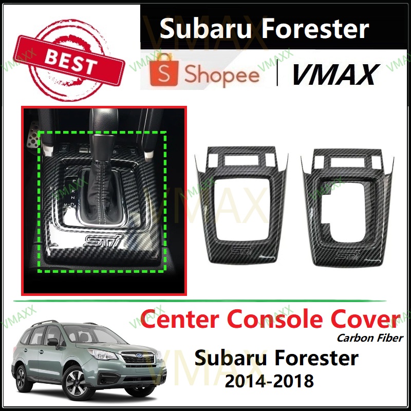 Subaru Forester 2014-2018 Center Console Carbon Fiber Cover For Subaru ...