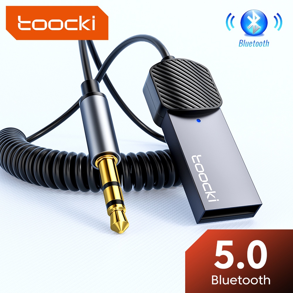 Toocki Wireless Audio Receiver Adapter Bluetooth 5.0 Aux Usb To 3.5mm ...