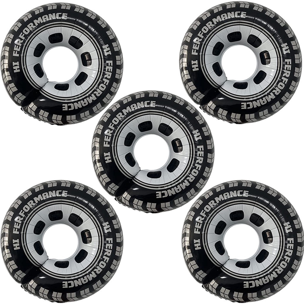 5pcs 30inch Wheel Balloons Race Car Hot Wheels Birthday Party ...