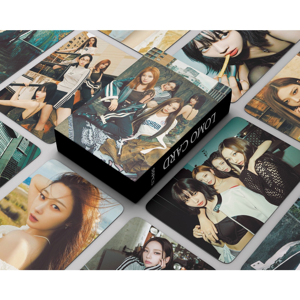 Aespa Album MY WORLD Photocard KARINA GISELLE WINTER Lomo Card 55Pcs ...